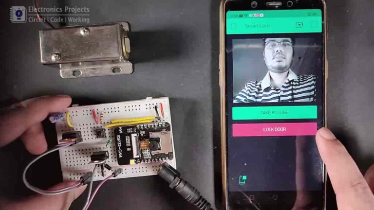 Wifi Door Lock Using Esp32 Cam And Blynk App Simple Iot Projects