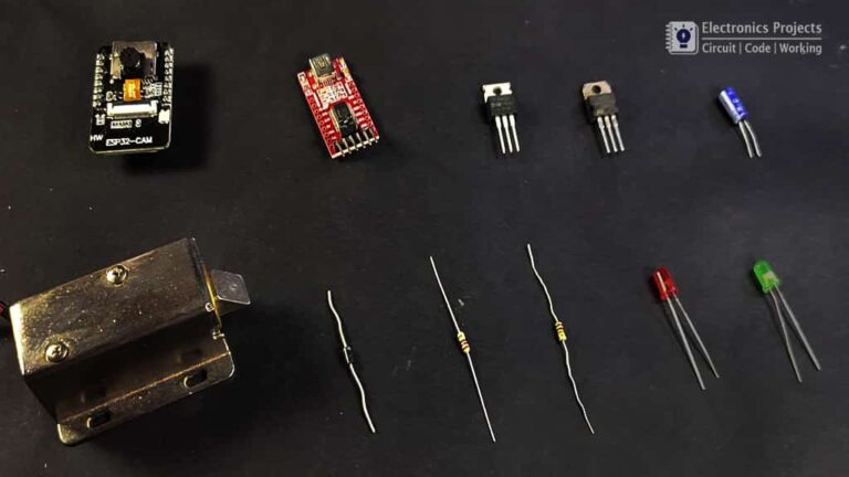 Esp32cam Face Recognition Door Lock System Esp32 Projects