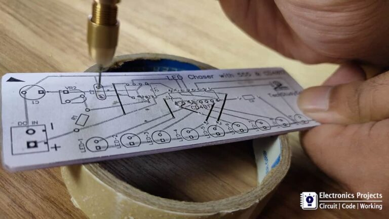 Make DIY PCB for Mini Projects using plastic sheet - Electronics Projects