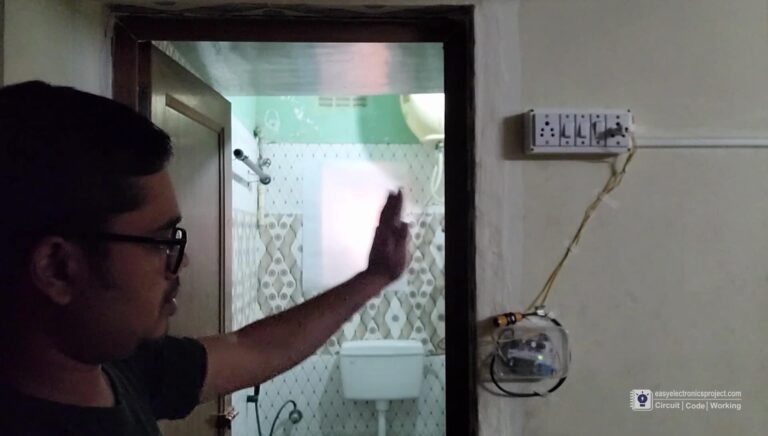 Motion Sensor Light using IR Proximity Sensor & CD4017